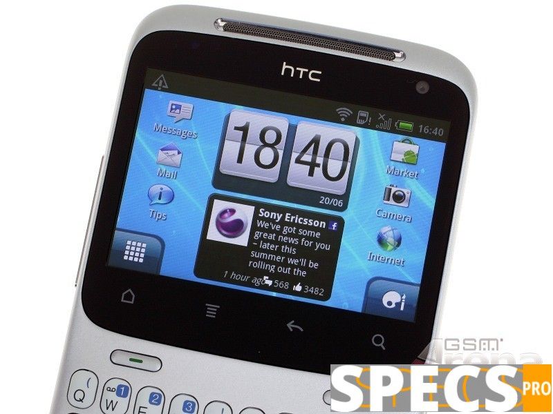 HTC ChaCha specs and prices. ChaCha comparison with rivals.