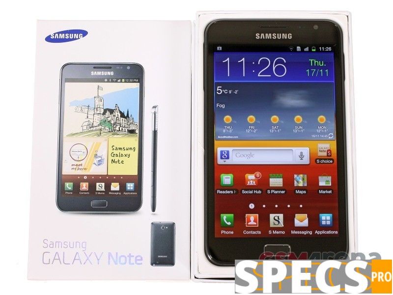 Samsung Galaxy Note N7000 specs and prices. Galaxy Note N7000 ...