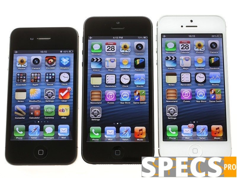 Apple IPhone 5 specs and prices. IPhone 5 comparison with rivals.