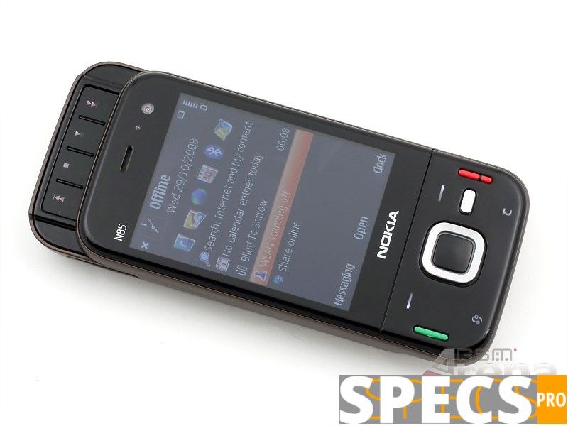 Nokia N85 specs and prices. N85 comparison with rivals.