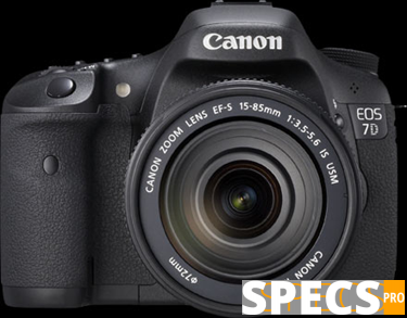 Canon EOS 7D specs and prices. Canon EOS 7D comparison with rivals.