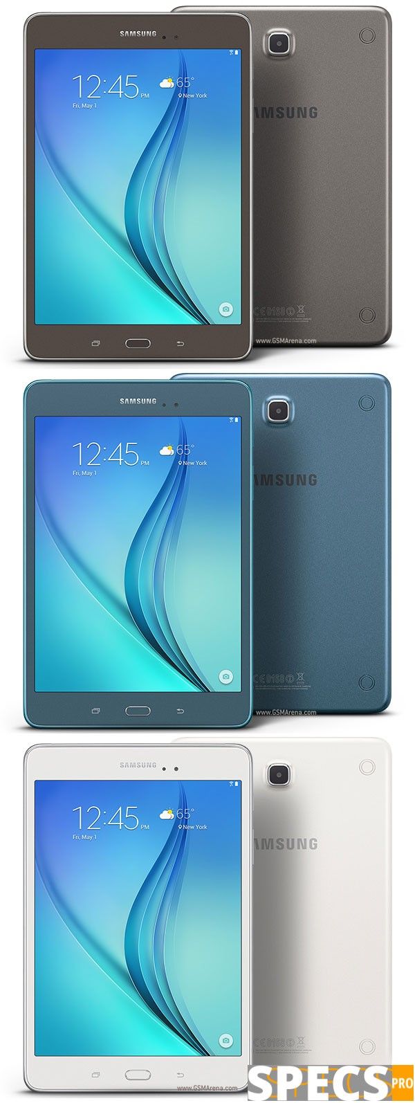 Samsung Galaxy Tab A 8.0 specs and prices. Galaxy Tab A 8.0 comparison ...