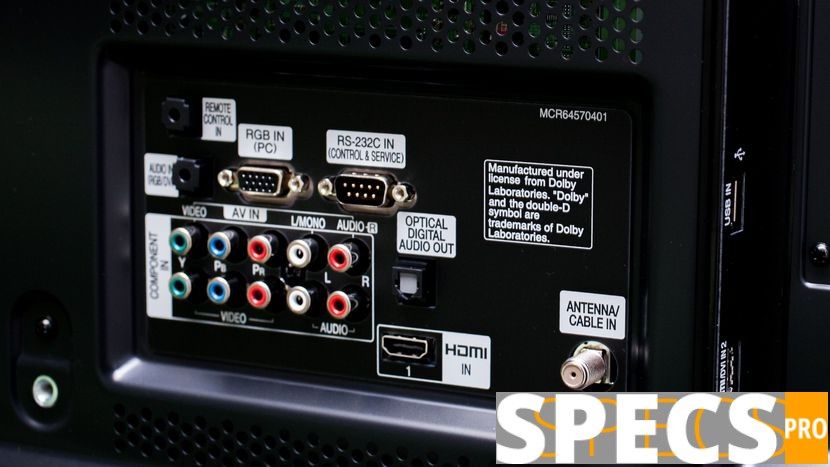 LG 50PA4500 specs and prices, comparison with rivals.