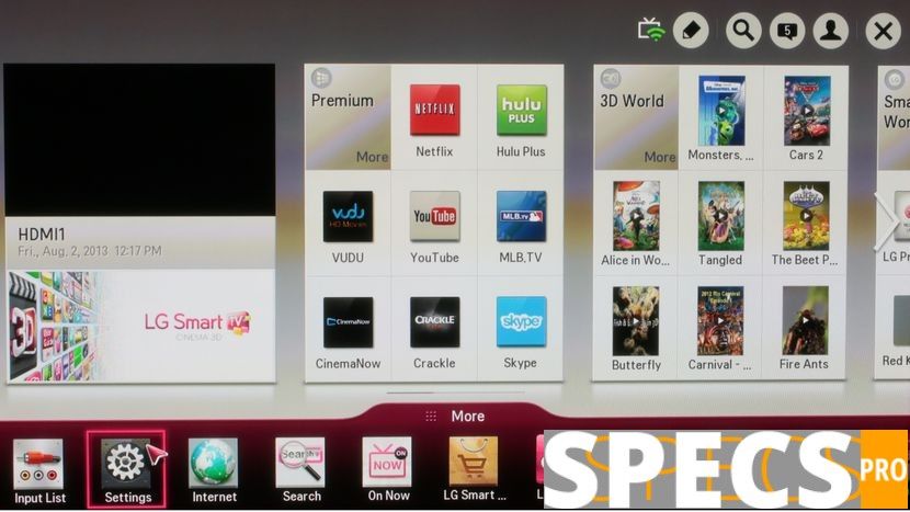 LG 60PH6700 specs and prices, comparison with rivals.