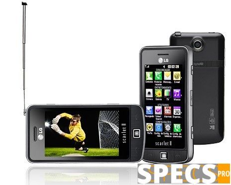 LG Scarlet II TV specs and prices. Scarlet II TV comparison with rivals.